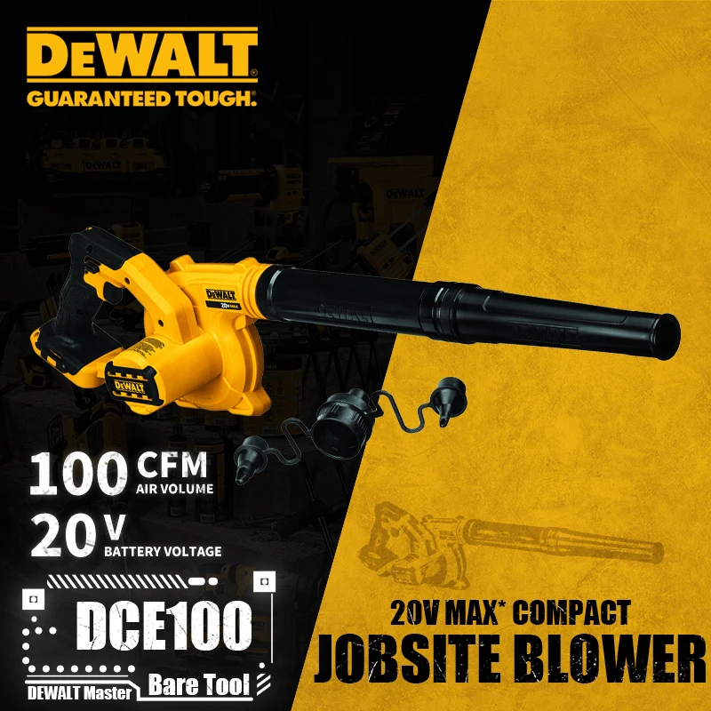 DEWALT DCE100 컴팩트 작업 현장 송풍기, 20V 리튬 전동 공구, 100CFM 베어 툴| | - AliExpress