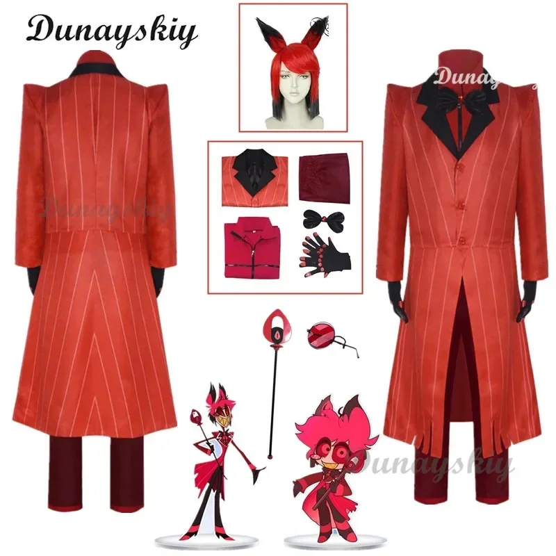 NEW-Hazbin-Cosplay-Hotel-Uniform-ALASTOR-Cosplay-Costume-Adult-Men ...