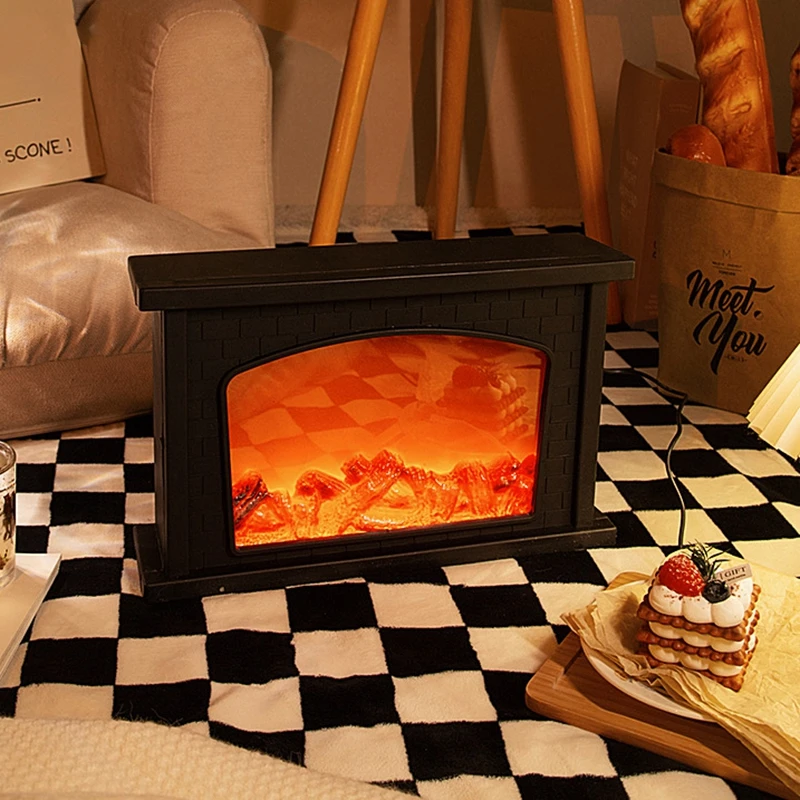 Decorative-Fireplace-Lamp-LED-Fireplaces-Lantern-Fireplace-with ...