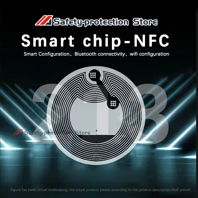 50pcs】 nfc stickers, nfc tags, usable phone, iso144443a, 13.56MHz ...