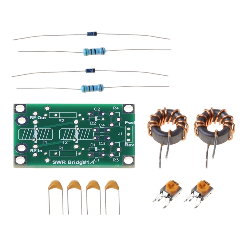 1.8m 30mhz swr_bridge_1.4組み立てられたDIY電子部品リフレクションブリッジ| | - AliExpress