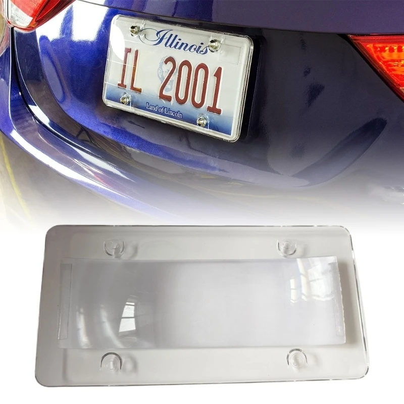 Waterproof license plate cover store