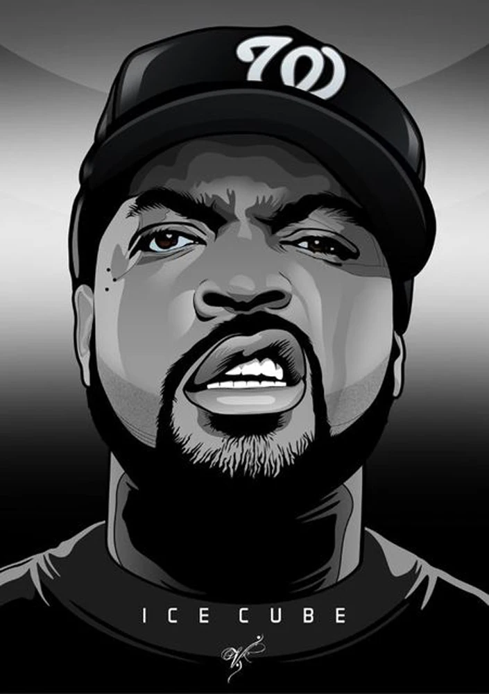 Nwa Ice Cube Drawing