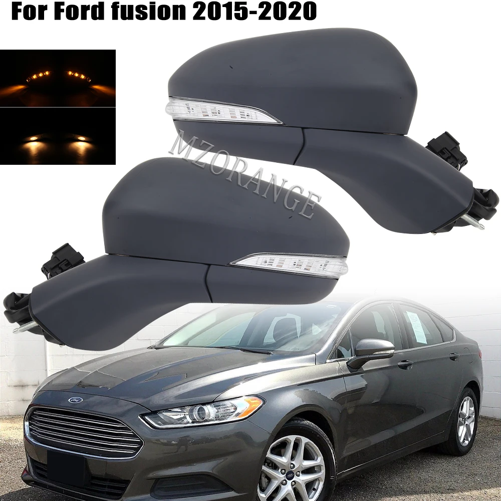 Auto-Side-Wing-Rear-Mirror-Cover-Assembly-Heatable-For-Ford-Fusion-2015 ...