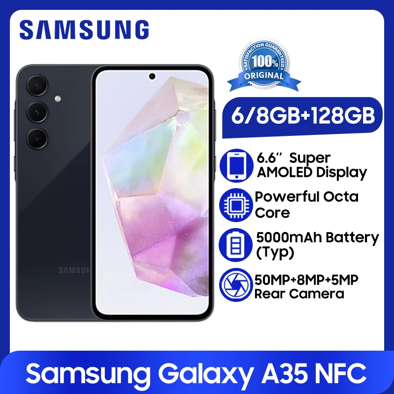 Samsung-Galaxy-A35-5G-NFC-Smartphone-Octa-Core-6-6-120Hz-AMOLED-Display ...