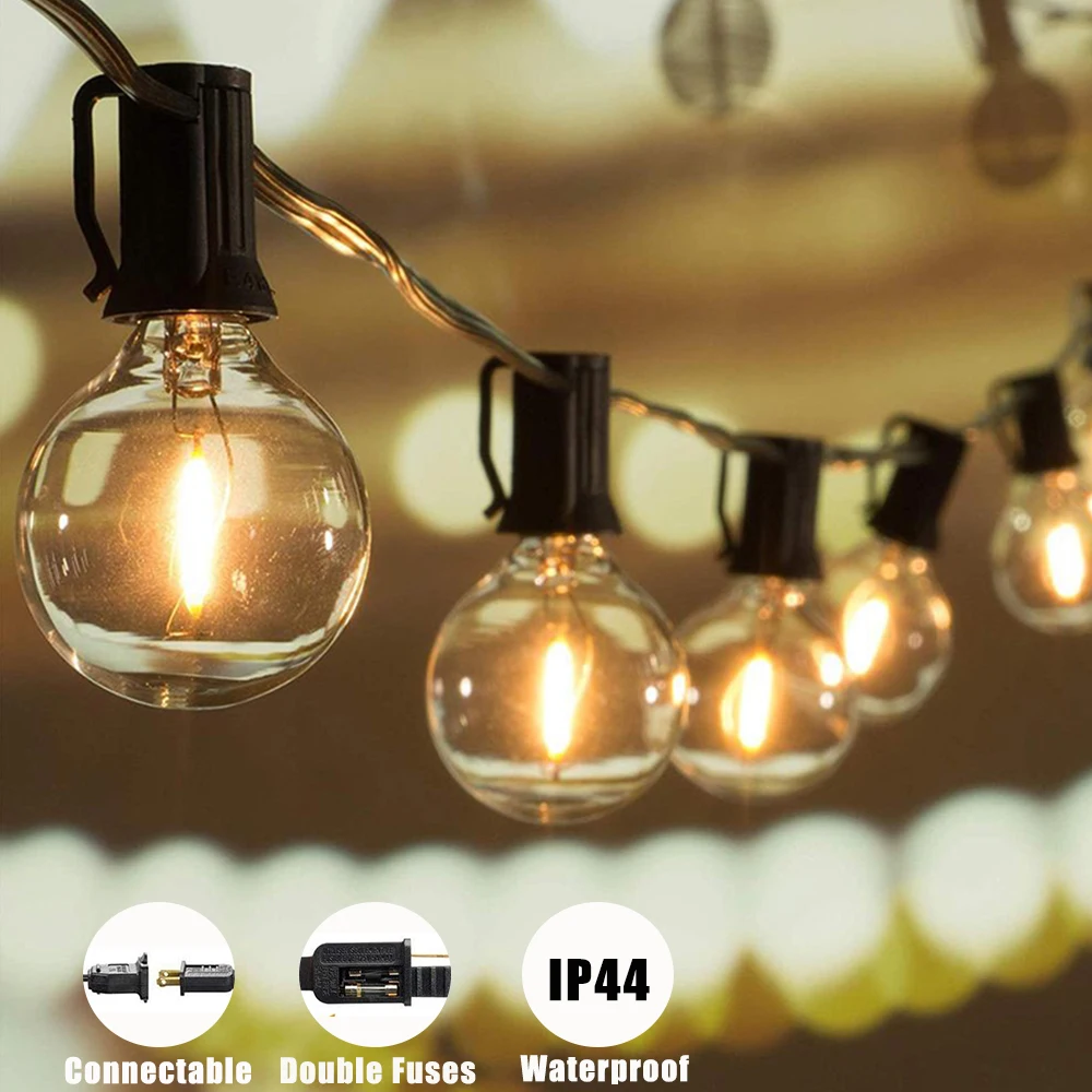 G40-Fairy-Lights-LED-Outdoor-Light-Garland-Connectable-LED-Strip-Lights ...
