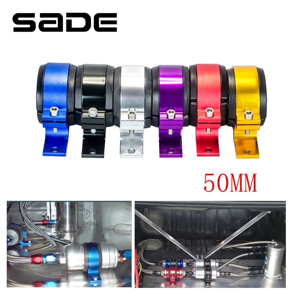50mm Fuel Filter Mounting Bracket, Car Oil/Gas/Fuel Pump Clamp Holder ...