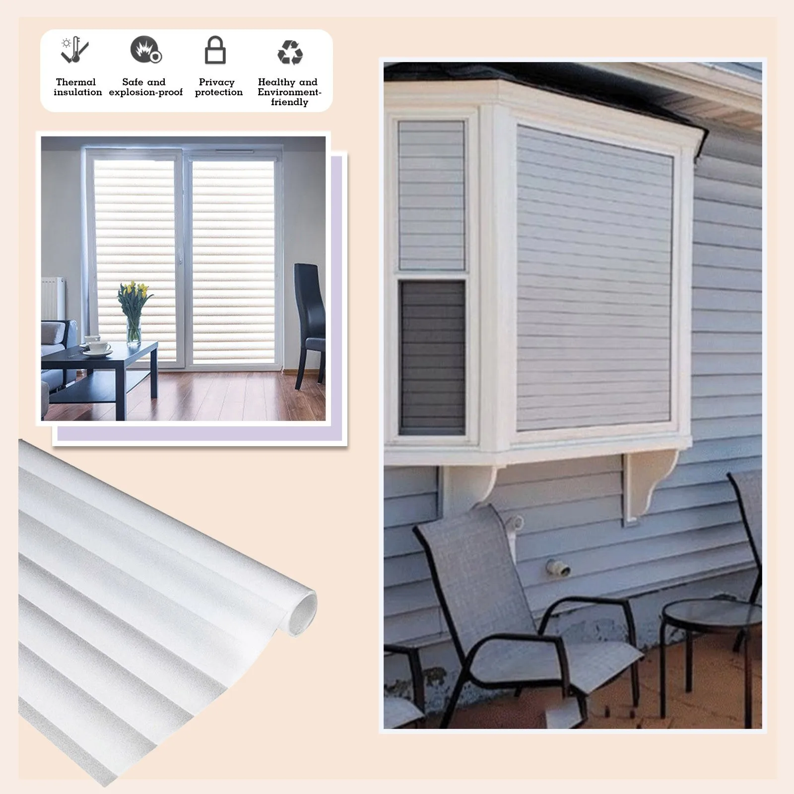 One-way-Vision-Horizontal-Glass-Shutter-Privacy-Window-Film-Static ...