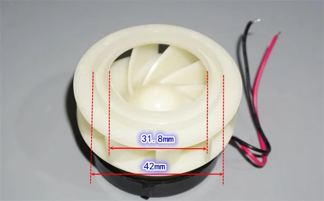 45mm Fan DC Brushless Turbo Fan Motor - 45mm 100,000 RPM 125W For ...
