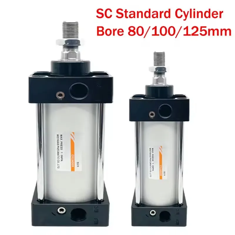 SC Standard Cylinder SC80/100/125mm Bore Double Acting Pneumatic ...