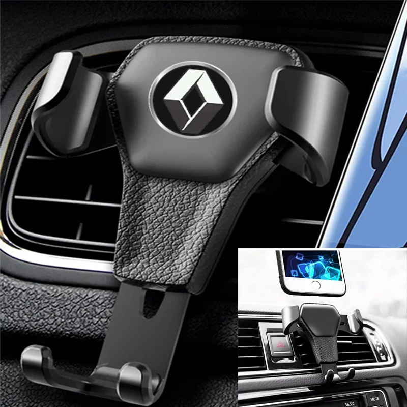 Car Phone Holder Air Clip for Clio Megane Scenic Twingo Kangoo Master ...