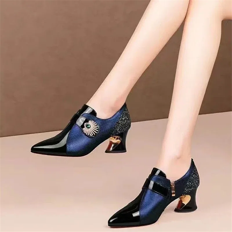 Cresfimix Zapatos De Mujer Moda Feminina Cinza De Alta Qualidade Festa ...
