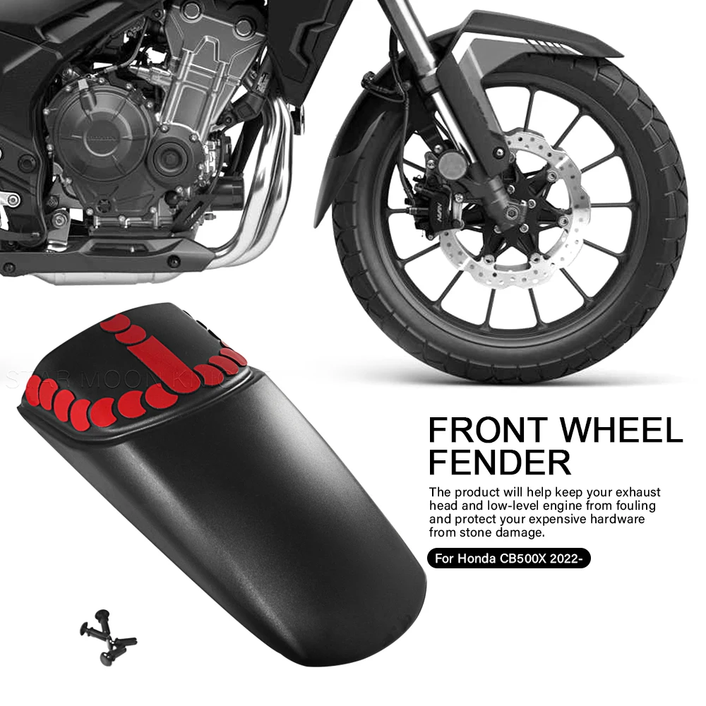 CB500X Motorcycle Accessories Front Fender Mudguard Extender Extension ...