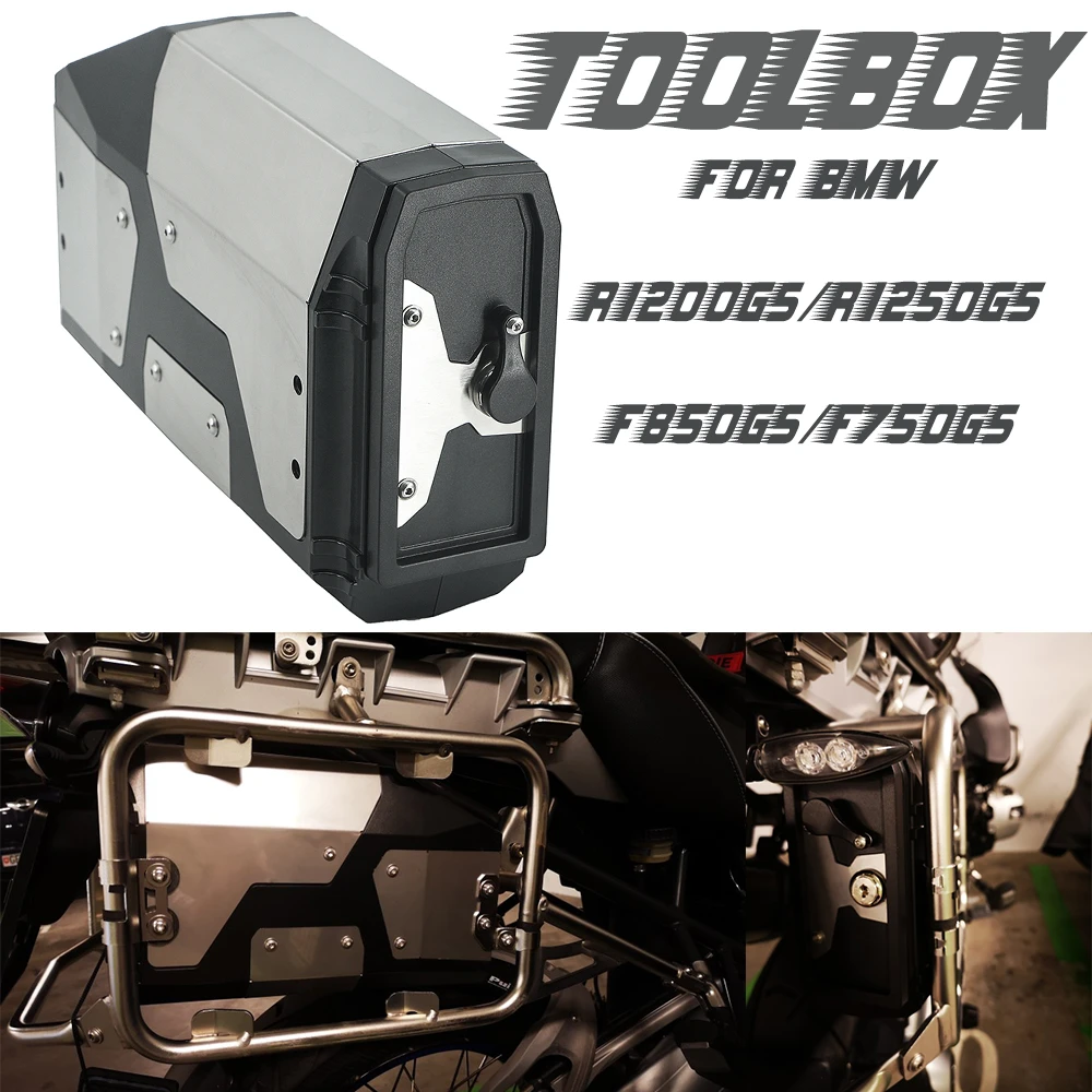 Aluminum Box Toolbox 4.2 Liters Tool Box's Inner Bag For BMW R1200GS ...