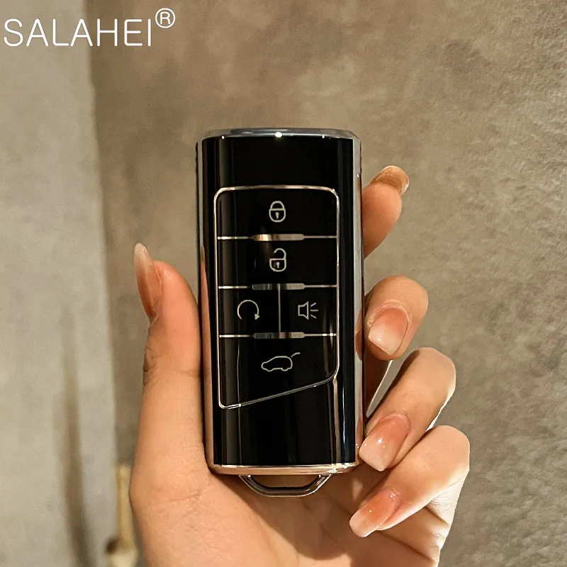 Fashion TPU Car Key Case Cover Shell Fob For GAC Trumpchi GS4 GM8 GA3 GA6 SGS7 GA4 GS5 GS3 ...