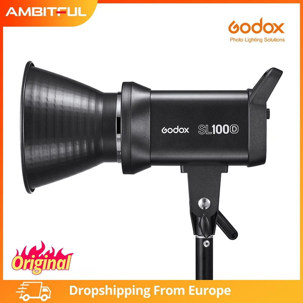 Godox-SL100D-SL-100D-100W-5600K-White-Version-LCD-Panel-LED-Video-Light ...