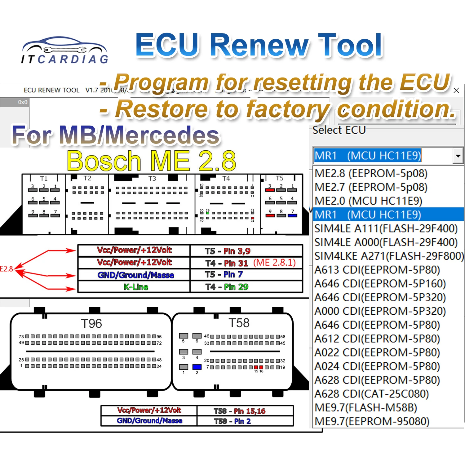 For-Mercedes-ECU-RENEW-TOOL-V1-7-For-Benz-Procedure-for-Resetting-the ...