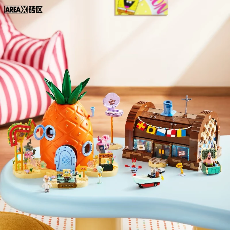 Spongebob Toys For Kids SpongeBob SquarePants 3D Nano Building Blocks ...