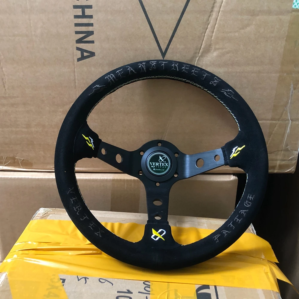 Universal-13Inch-Rally-Drift-Racing-Vertex-Meanstreet-Steering-Wheel ...