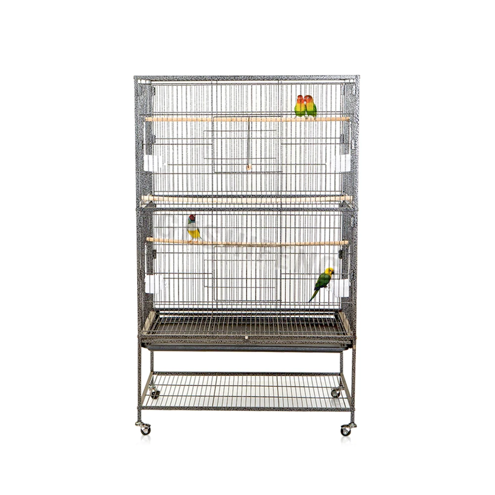 New Big Metal Wire Strong Fine Iron Material Macaw Parrot Breeding Cage ...