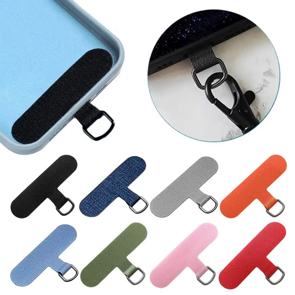 5Pcs Detachable Phone Hanging Cord Strap Nylon Patch Tether Pad Mobile ...