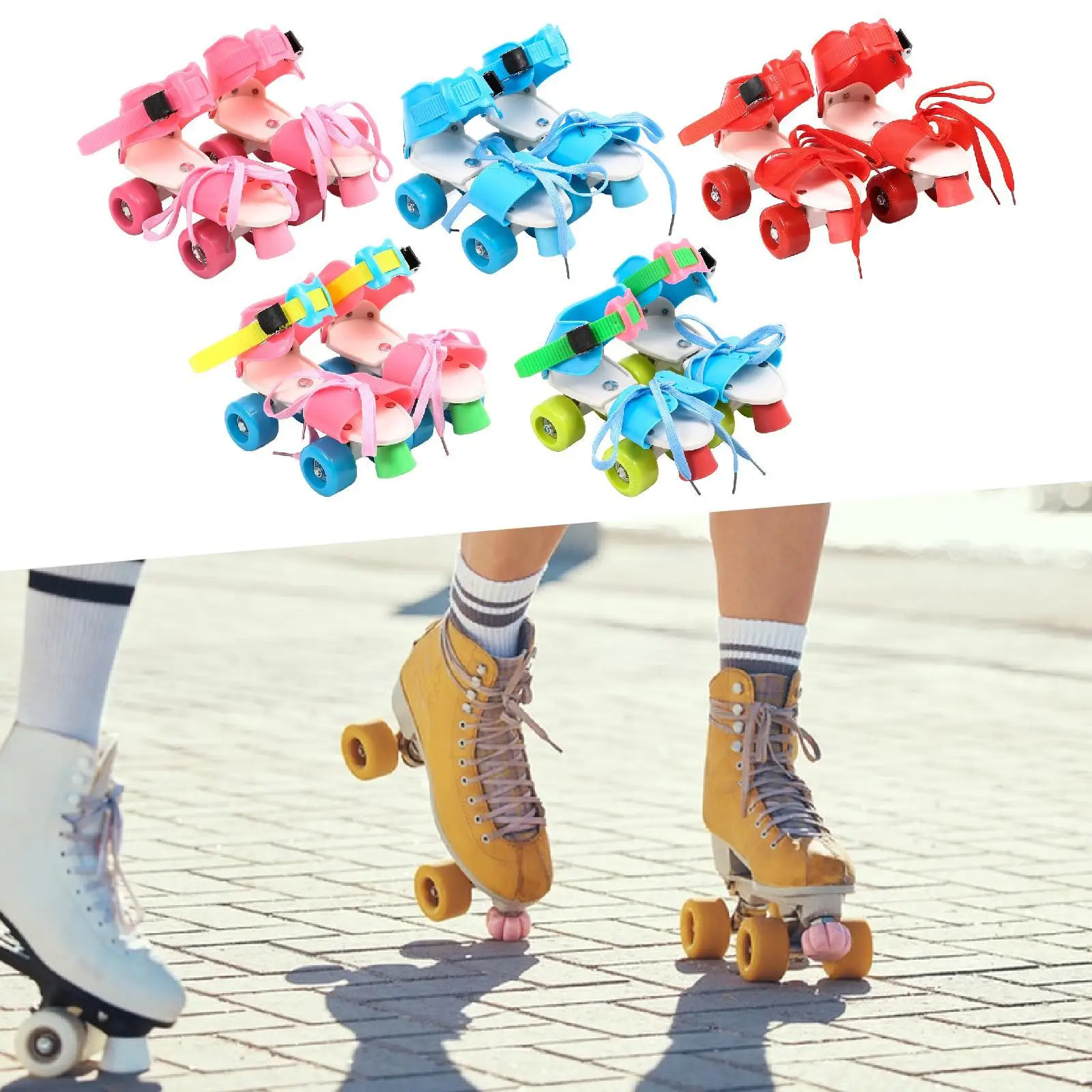 Adjustable Roller Skates for Kids,Rollerskate,Lightweight Comfortable ...