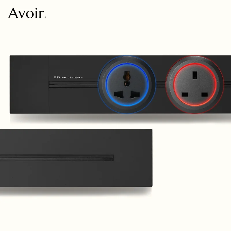 Avoir-Electrical-Track-Socket-Kitchen-Office-Power-Outlet-Round-Adapter ...