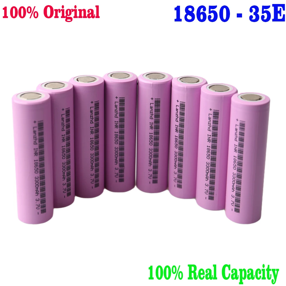For-Samsung-18650-35E-Batteries-3-7V-Lithium-20A-Current-5C-Li-ion ...