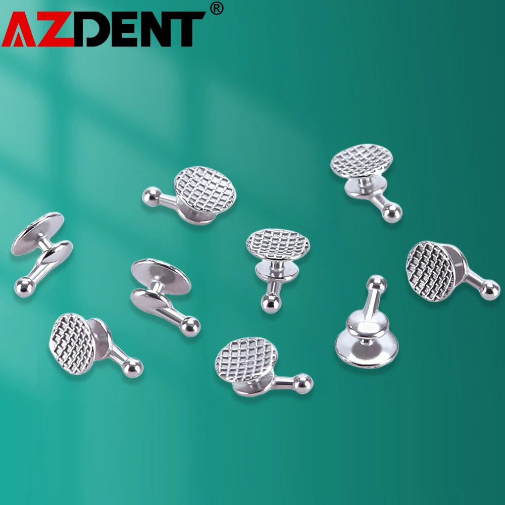10pcs-Bag-AZDENT-Dental-Orthodontic-Bondable-Lingual-Buttons-with-Hook ...