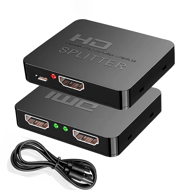 4K-HDMI-compatible-1x2-Splitter-Switch-1-in-2-Out-Video-Distributor ...