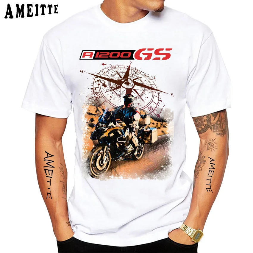 New-German-Motorcycle-Motorrad-R1200-GS-Big-Trail-T-Shirts-Men-Clothing ...