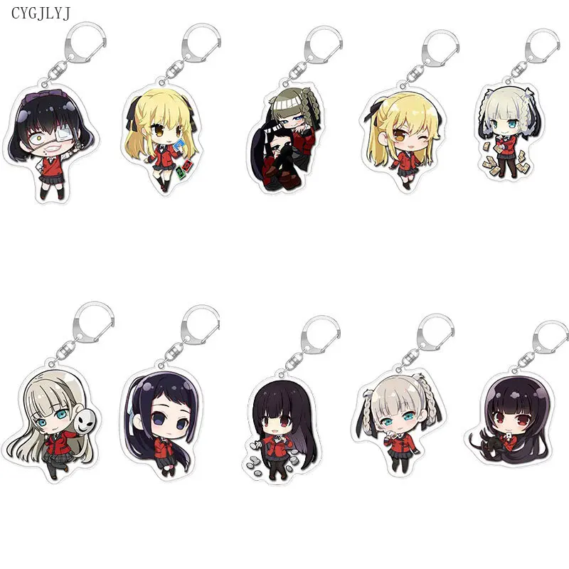 Anime-Kakegurui-Keychain-New-Cartoon-Figures-Jabami-Yumeko-Meari ...