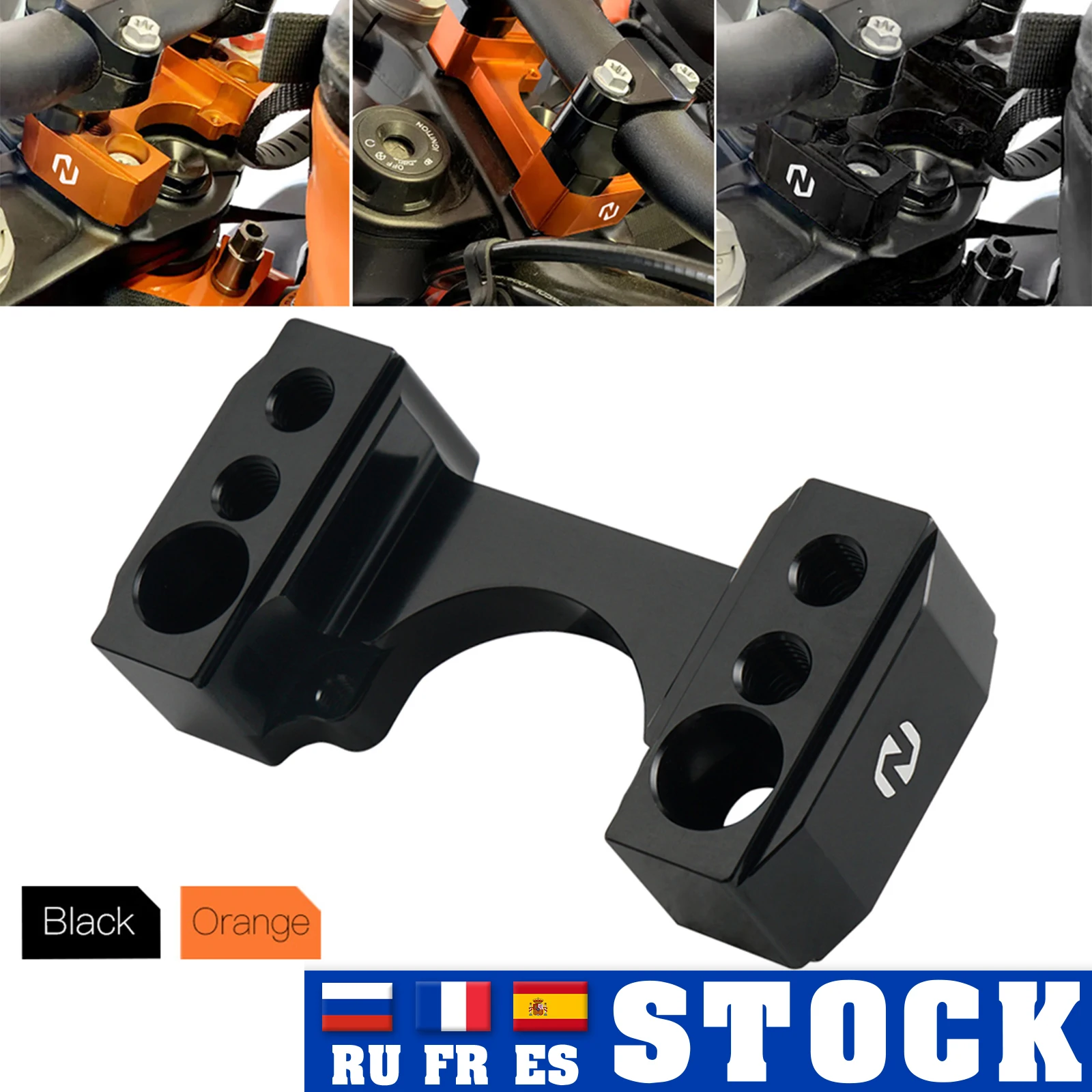Motorcycle-Steering-Damper-Mount-1-Rise-Handlebar-Riser-Kit-for-KTM-790 ...