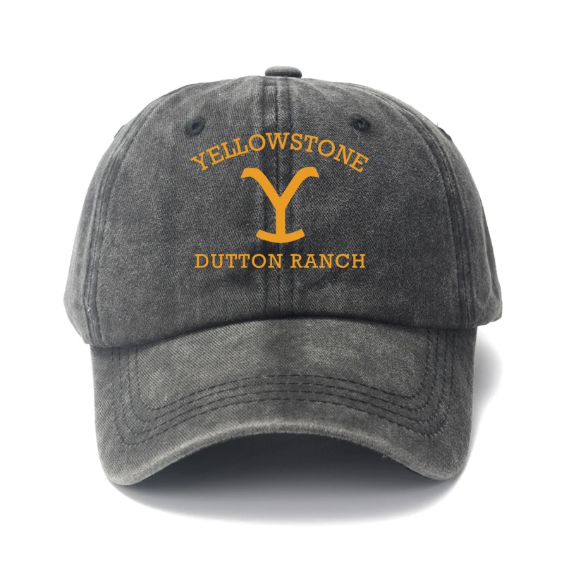 Yellowstone-Dutton-Ranch-Baseball-Cap-Vintage-Washed-Sports-Hat ...