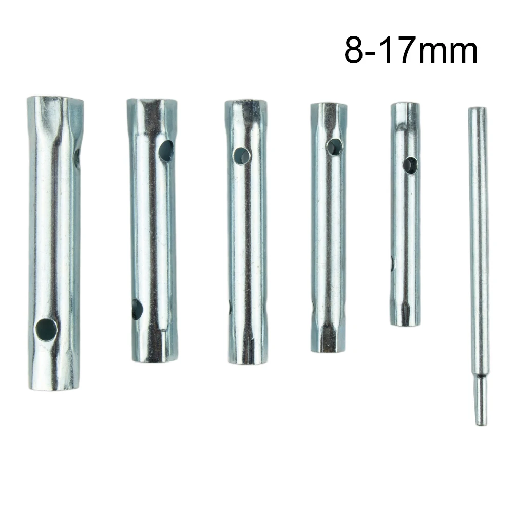 6pcs 8-17mm Metric Tubular Box Wrench Set For Automotive Plumb Repair ...