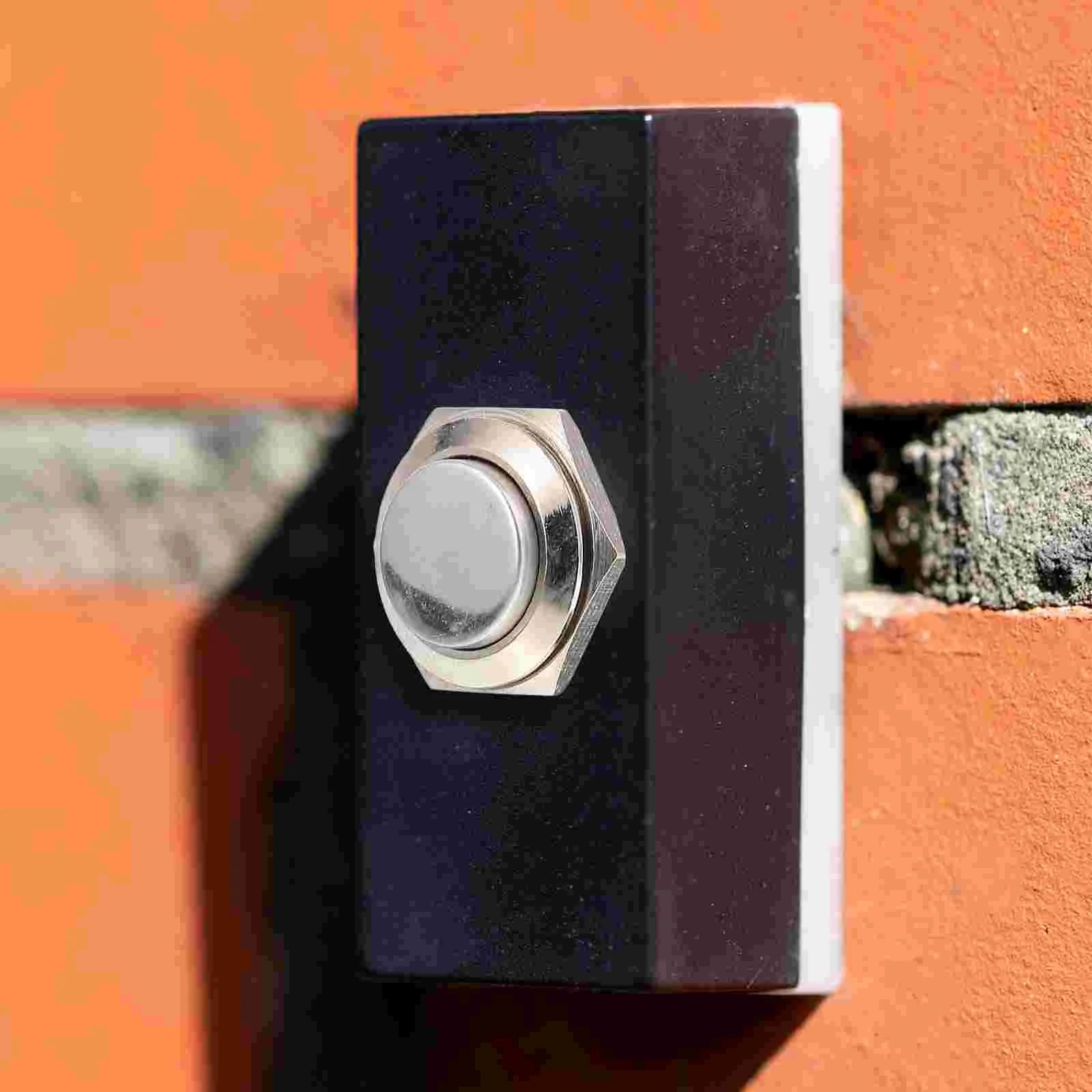 2-Pcs-Glass-Doorbell-Replacement-Parts-Buttons-Wired-Metal-Doorbells ...