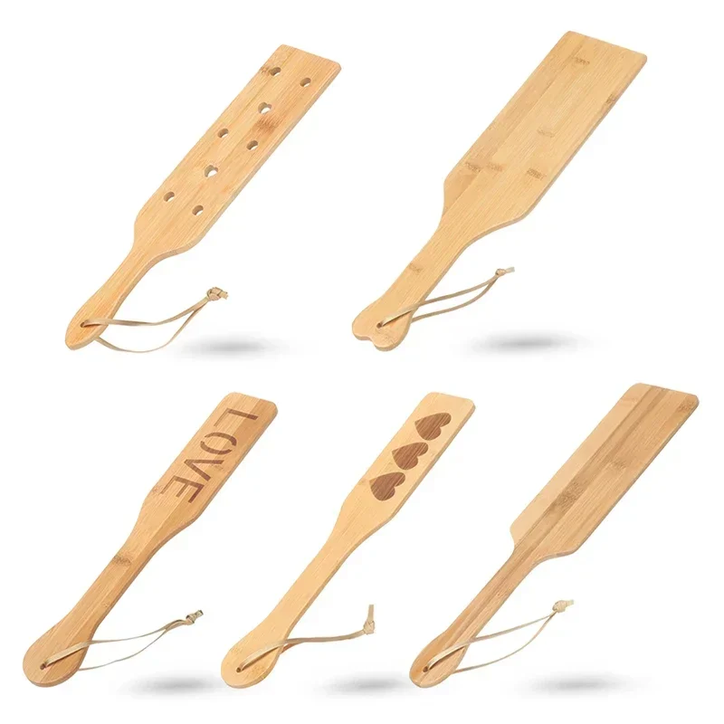 Palm Clap Pat Spanking Sex Toys BDSM Bamboo Paddle Whip Slap Flirt Clap ...