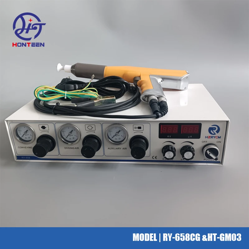 Complete GM03 Powder Coating Gun Kit And Electrostatic Powder Coating ...
