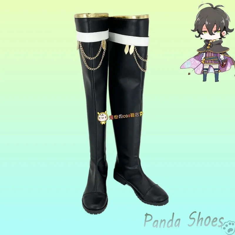 Bungo-Stray-Dogs-Shimazaki-Toson-Cosplay-Shoes-Anime-Cos-Red-Long-Boots ...