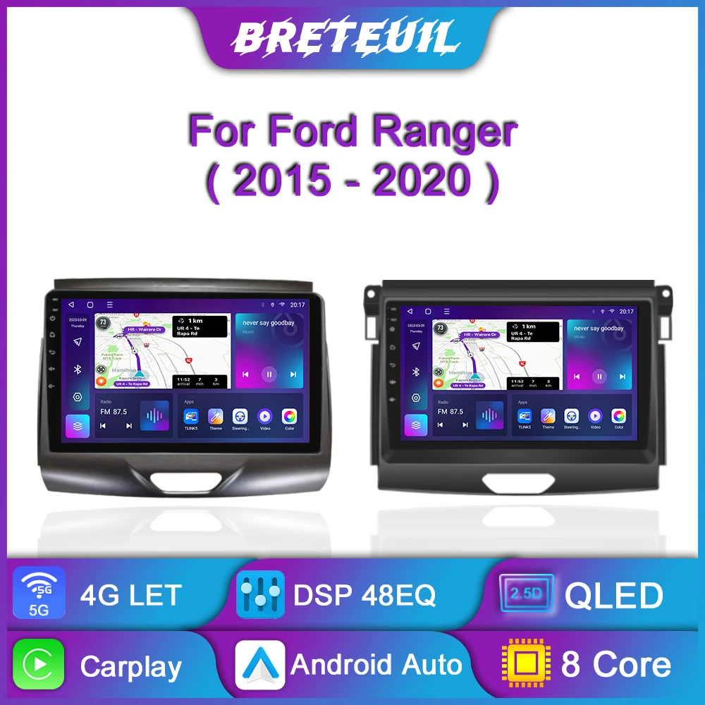 For-Ford-Ranger-2015-2020-Car-Radio-Android-Multimedia-Video-Player-GPS ...