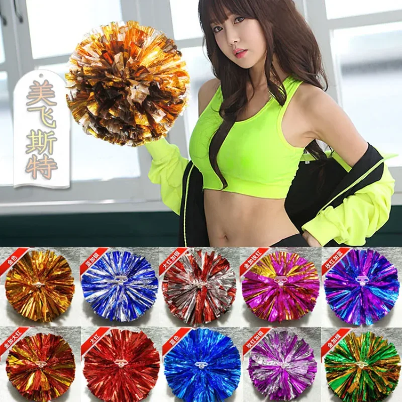 New-Cheerleader-Dancing-Pompoms-hand-flower-Cheerleading-Aerobics-Show ...
