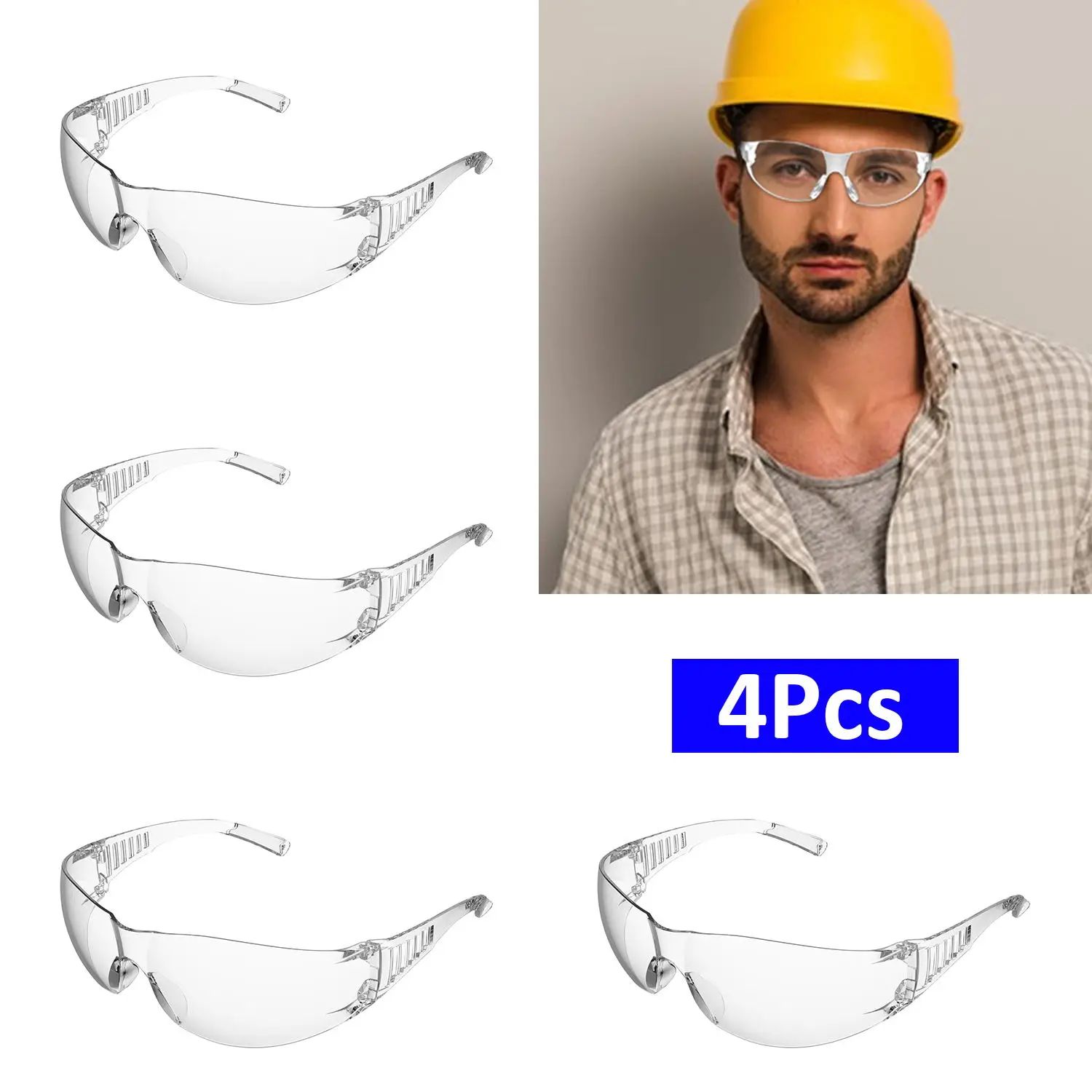Lightweight-Safety-Glasses-Anti-Scratch-Fog-Dustproof-UV400-Protection ...
