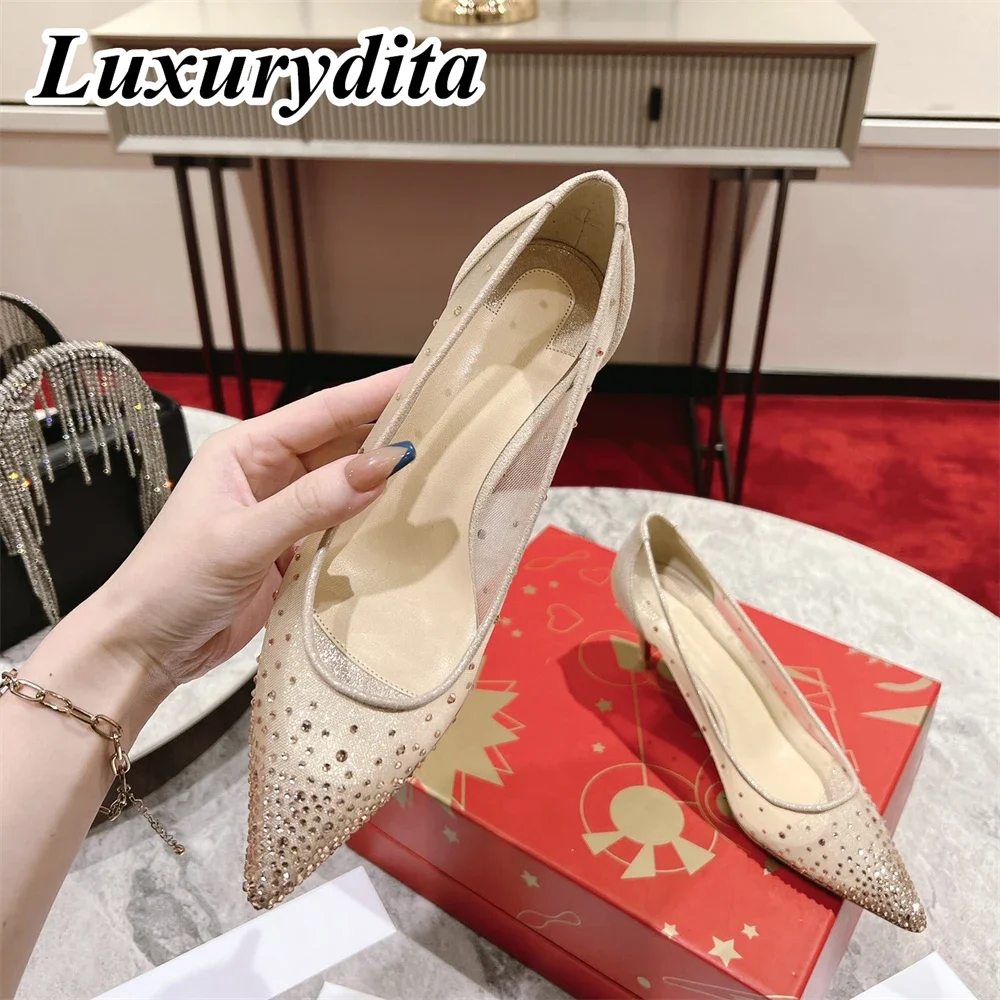 Top Quality Womens High Heels 0-12cm Luxury Fashion Ladies Sandals ...