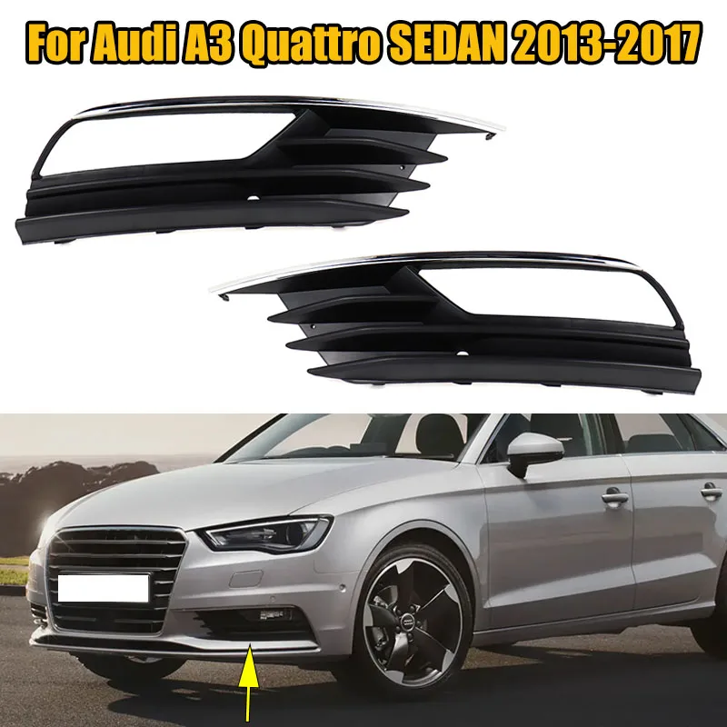 8V5807681A-8V5807682A-Car-Front-Bumper-Fog-Light-Cover-Lower-Fog-Lamp ...