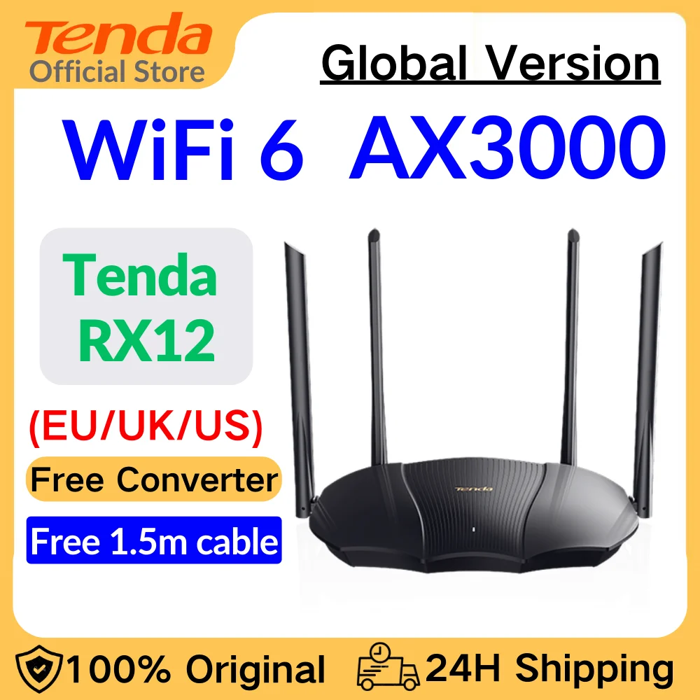 Tenda-Router-RX12-AX3000-Dual-Band-Gigabit-Wi-Fi-6-Router-Wireless ...