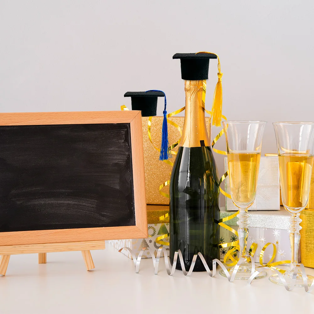 5-st-cke-Mini-Bachelor-Cap-Flasche-Abdeckung-Klasse-von-2024-Abschluss ...