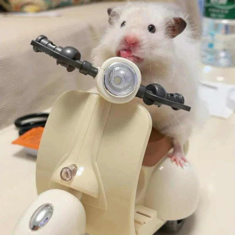 Hamster-Toys-360-degree-Rotation-Motorcycle-Lighting-Music-Rat-Toy ...