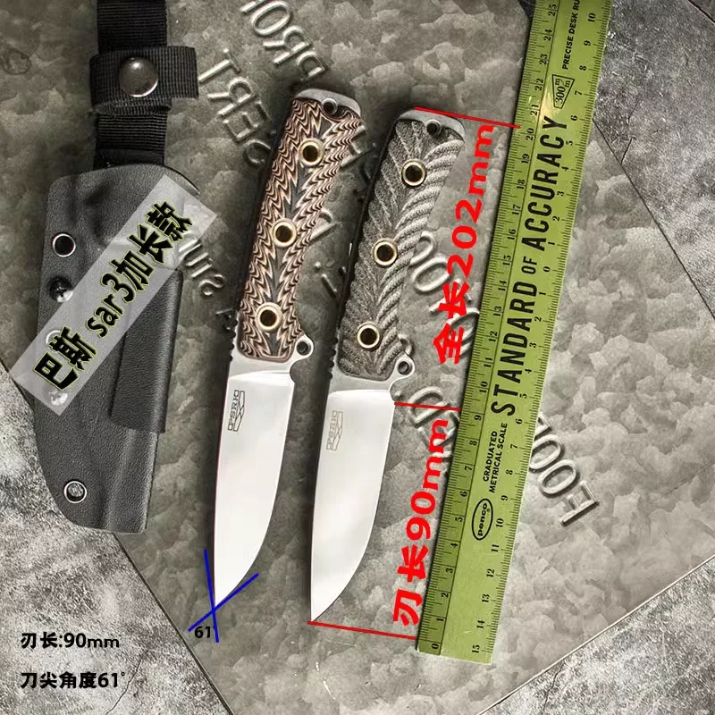 2023 PSRK 14C28N blade Micarta or G10 handle fixed knife outdoor ...