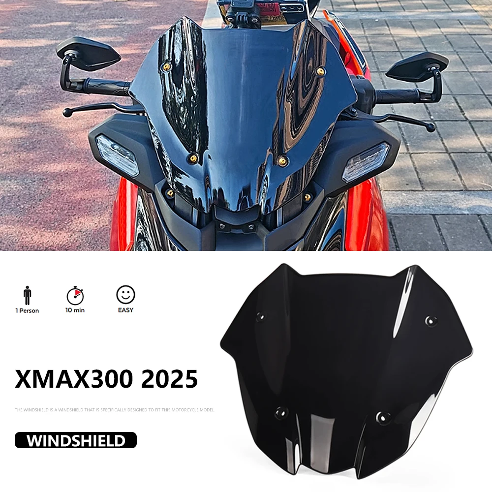 Windscreen Windshield Wind Deflector Shield Screen Visor Glass ...