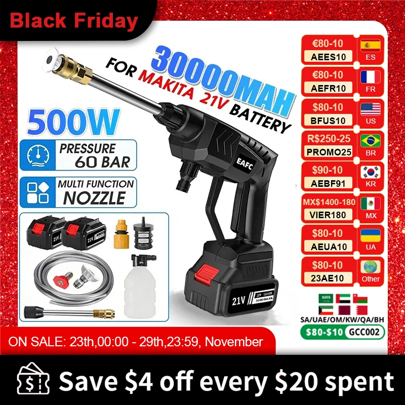 500W-Portable-High-Pressure-Car-Washer-Rechargeable-Car-Washing-Gun ...